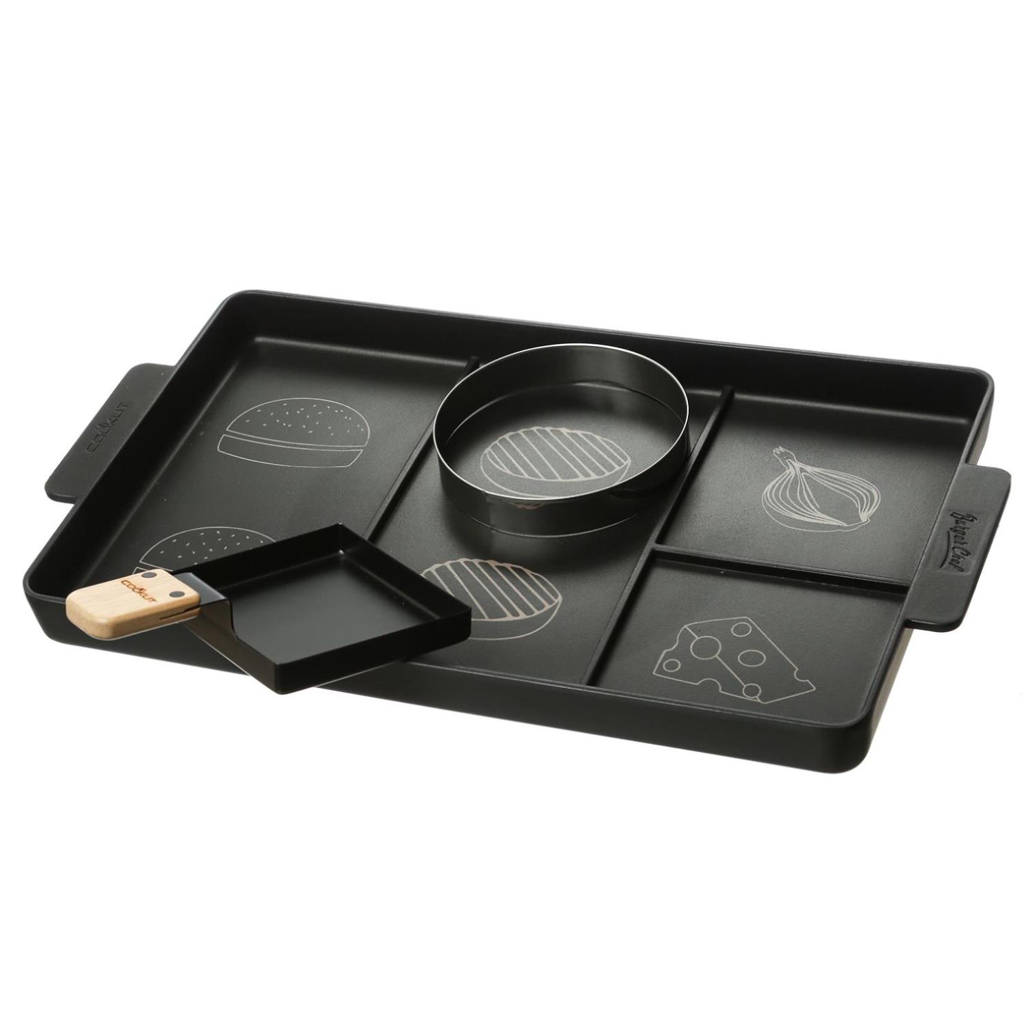 Cookut Burger Chef - Burger Set - Anrichteplatte für Burger 40x23cm ...
